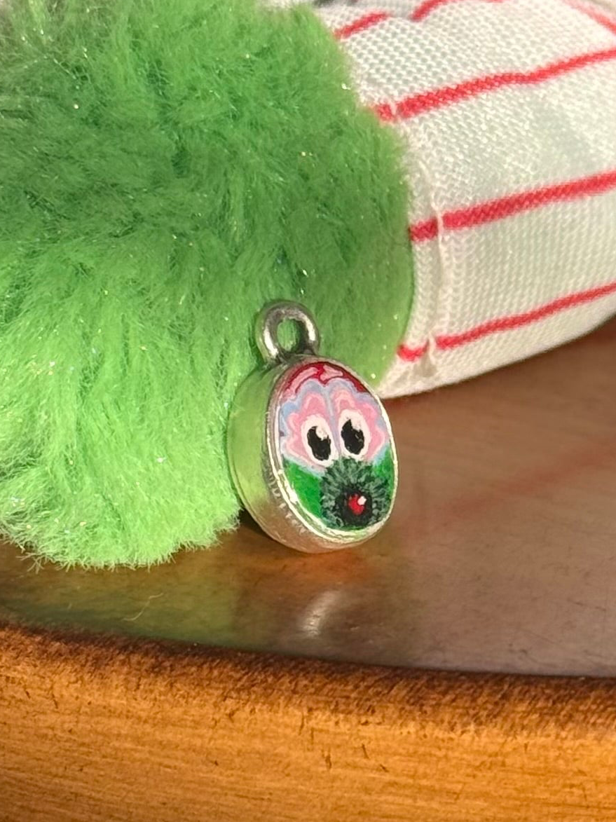 Phillies Phanatic Necklace | Painted Oval | Show Your Team Spirit ...